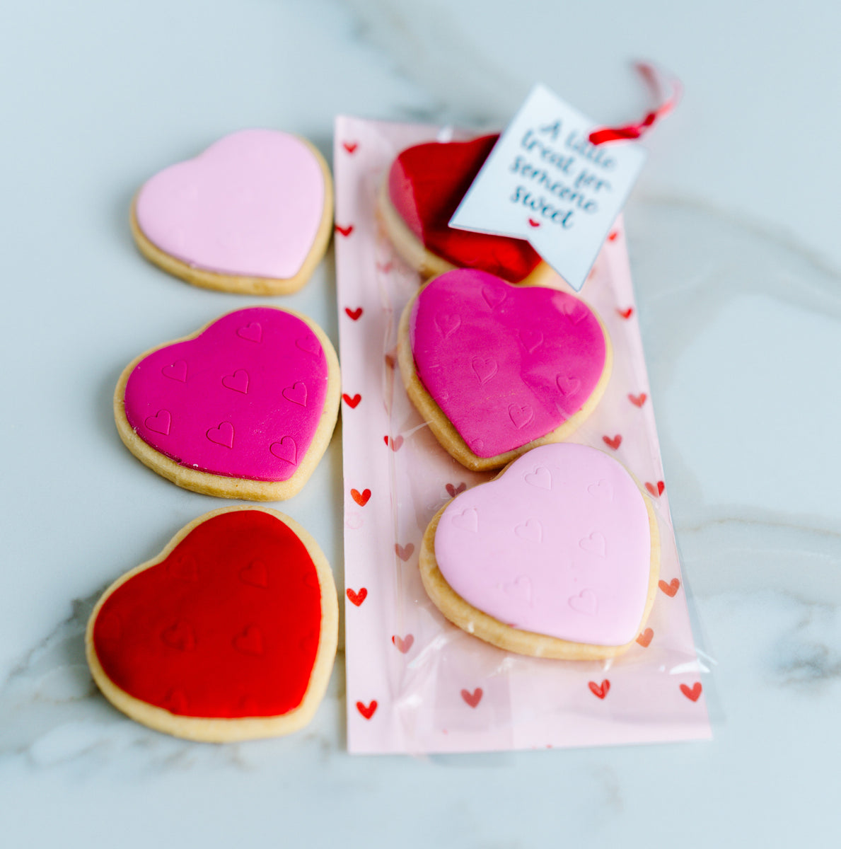 Mini heart cookies – Buttercream NZ