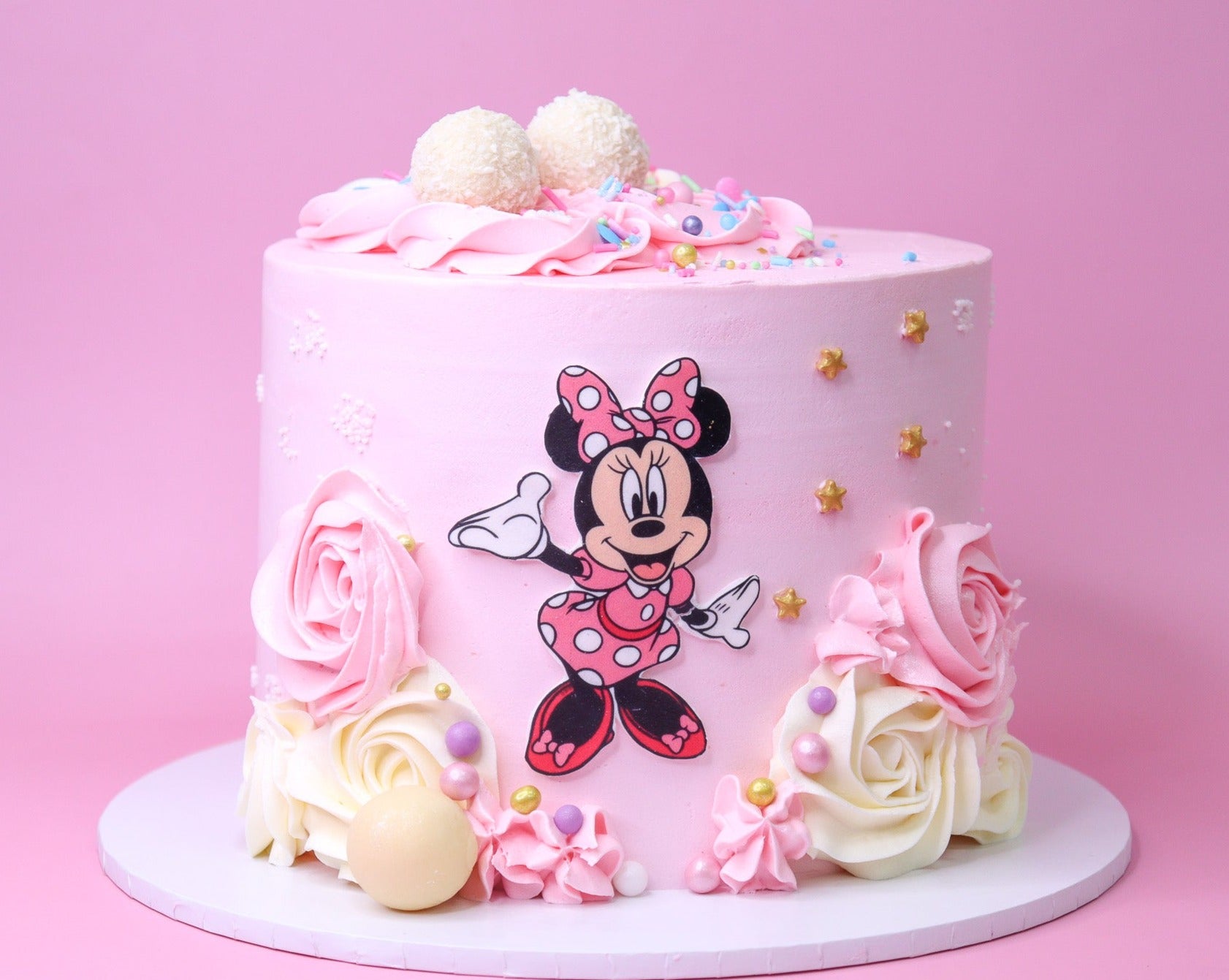 Diy Minnie Mouse Cake Baby Minnie Mouse Birthday Cake Topper Template