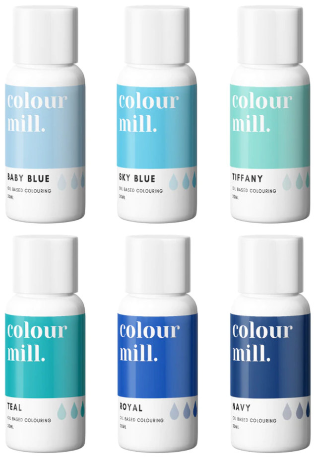 Colour Mill Oil Based Colouring 20ml 6 Pack Blue – Buttercream NZ
