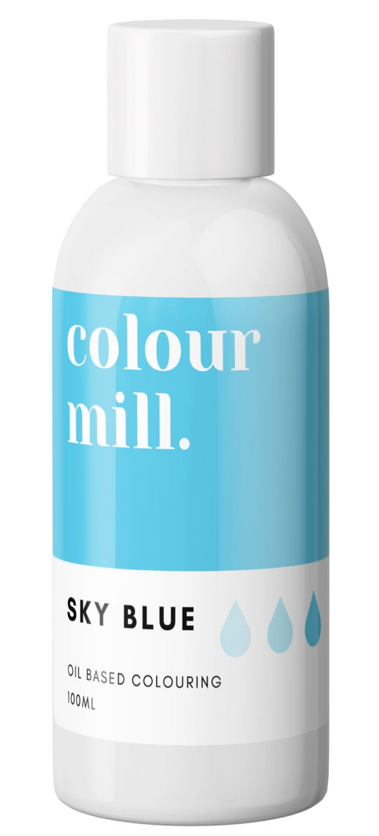 Colour Mill Oil Based Colouring 100ml Sky Blue – Buttercream NZ