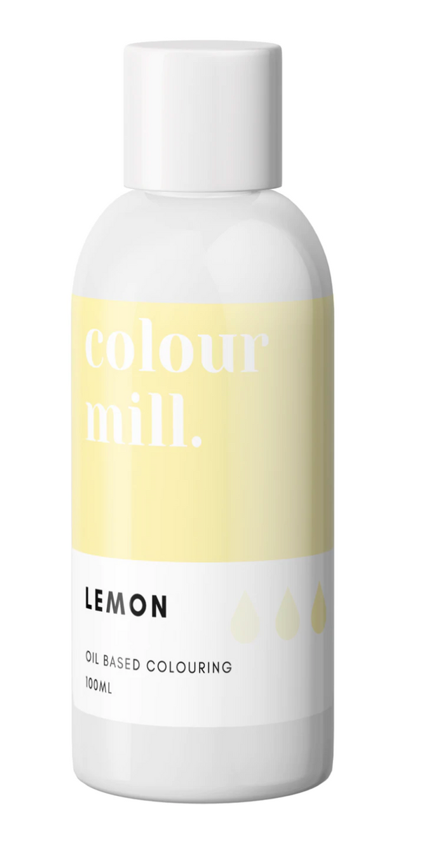 Colour Mill Oil Based Colouring 100ml Lemon – Buttercream NZ